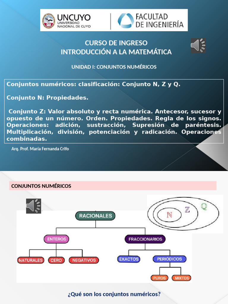 Clase 1 Conjuntos Numéricos Virtual | PDF | Entero | Multiplicación
