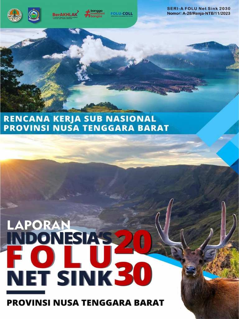 Renja Sub Nasional Indonesia's FOLU Net Sink 2030 Provinsi NTB | PDF