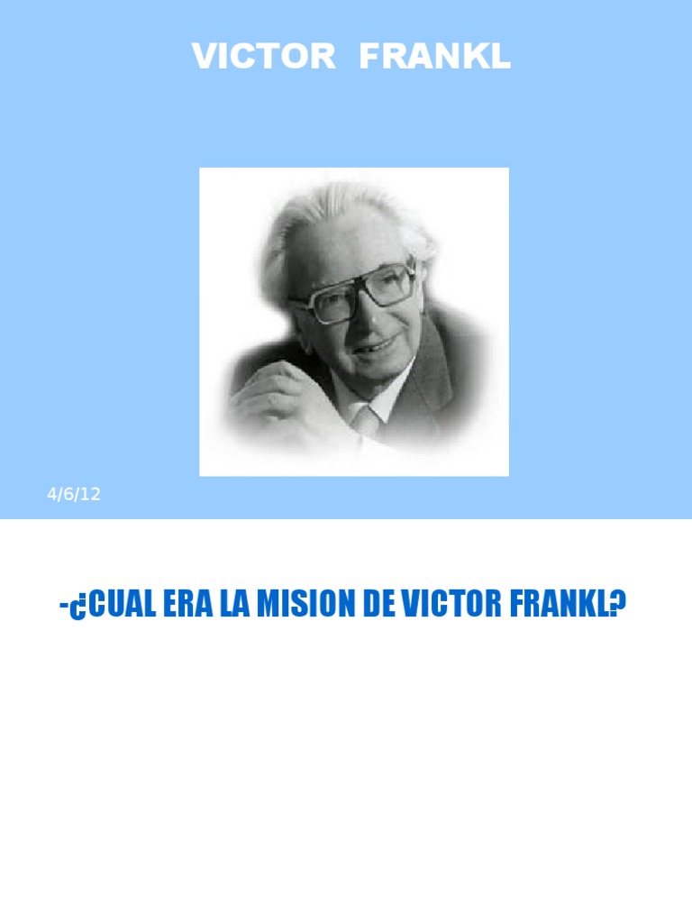 Frankl Victor | PDF | Poesía