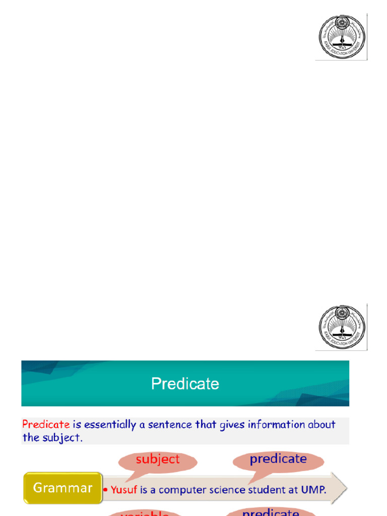 2 Predicate | PDF