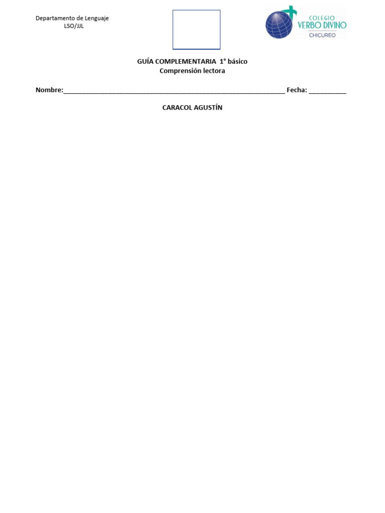 Comprensión Lectora 8 Pdf