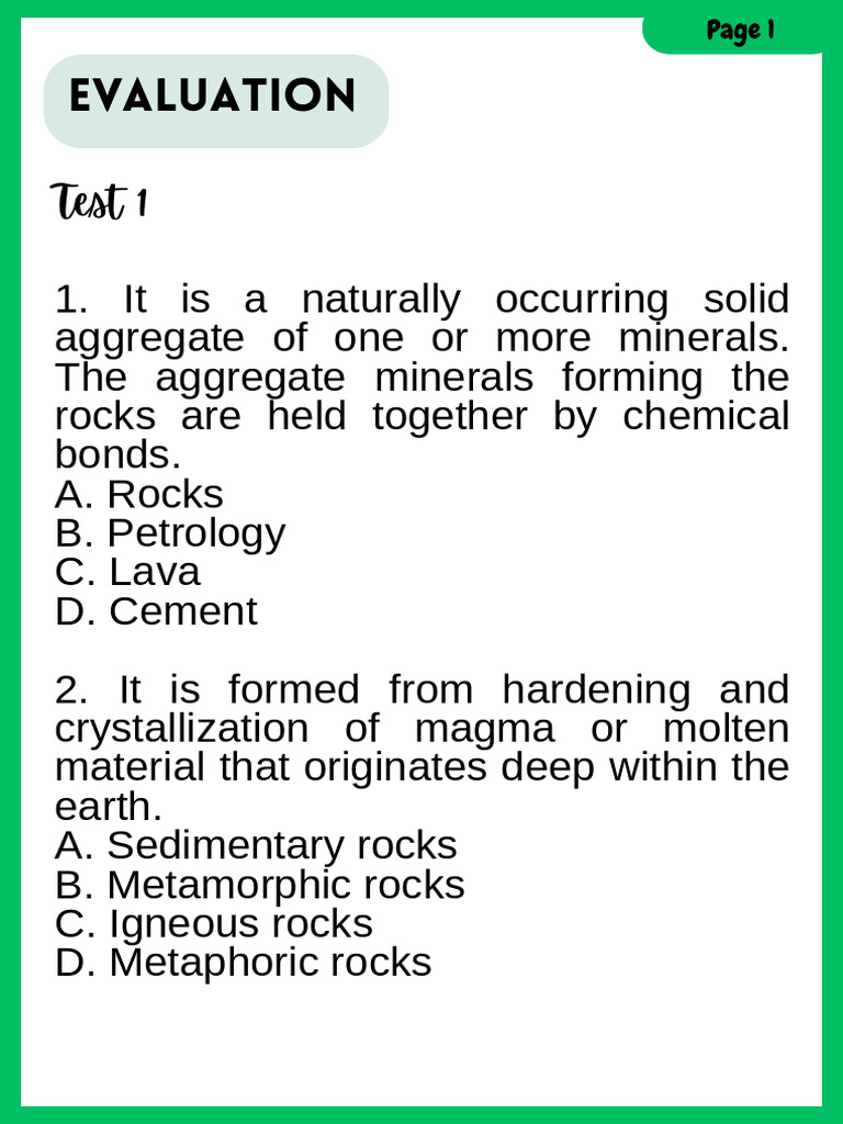 Rock Types Rock Cycle Sort Worksheet in Colorful Bold Style | PDF