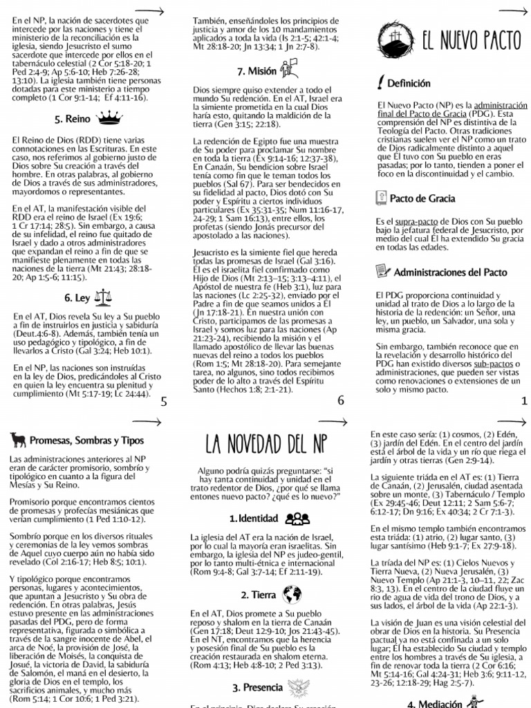 Teología Del Pacto - El Nuevo Pacto | PDF