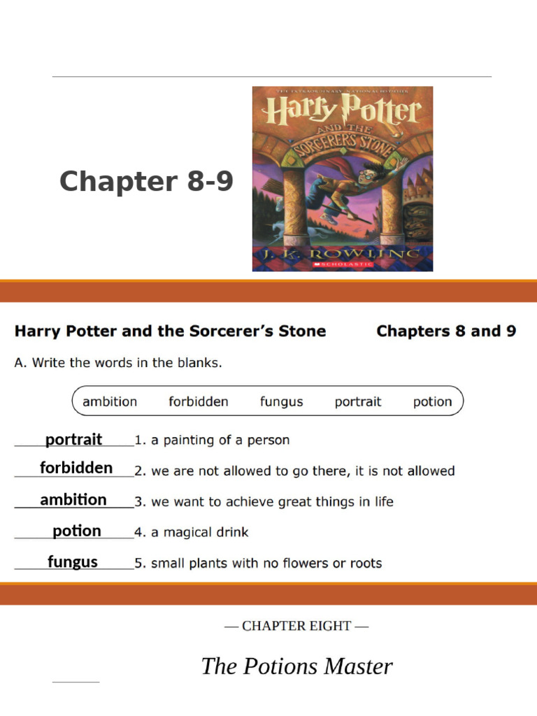 Harry Potter Book 1 Chapter 8-9 | PDF