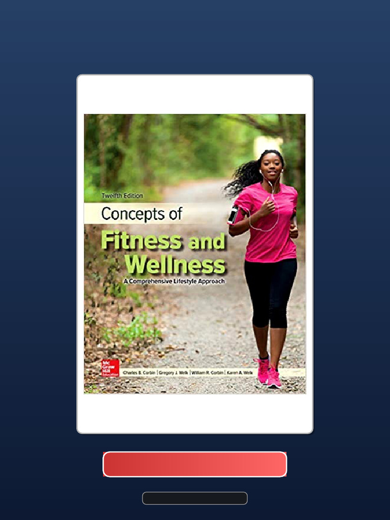 Test Bank for ETextbook PDF for Concepts of Fitness and Wellness ...