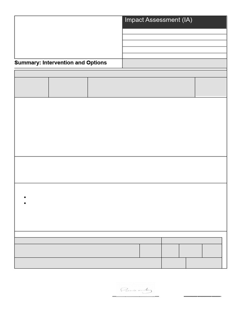 Impact Assessment - Arbitration Bill | PDF | Arbitration | Arbitral ...