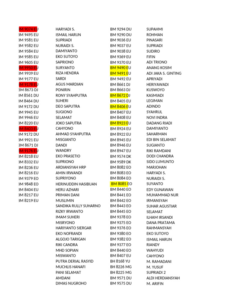 Rekap Tagihan Pengangkutan 2024 | PDF