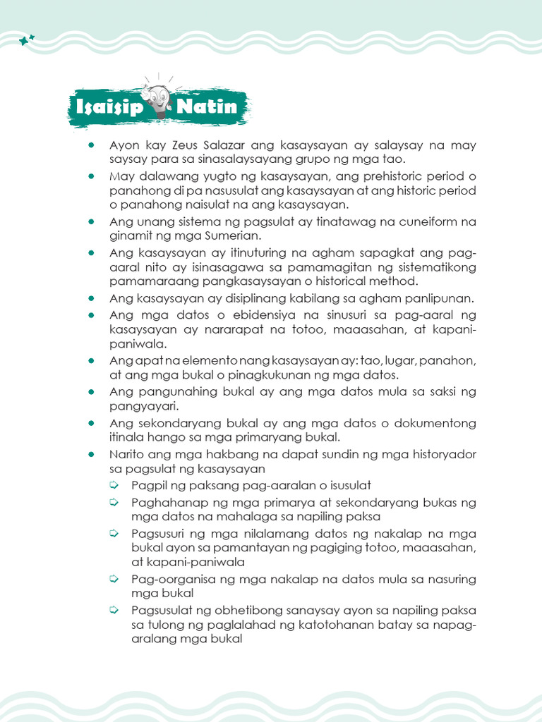 BLLP 5 TB Matatag K1A1 Isaisip Natin | PDF