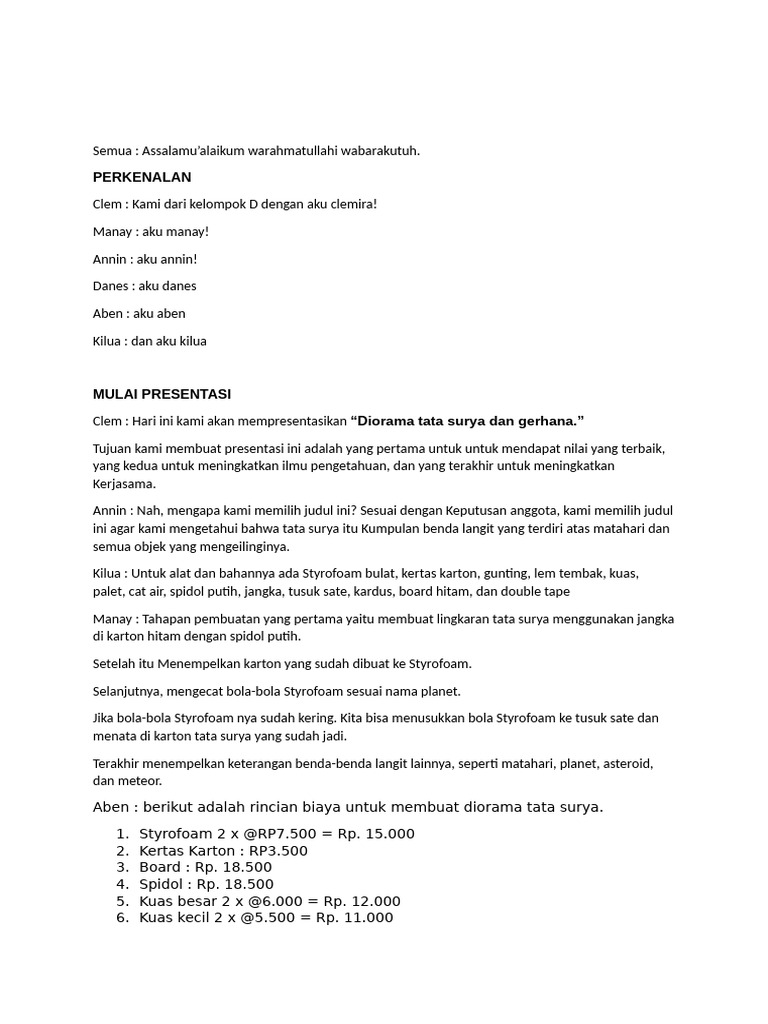 Script PPT Ipas | PDF