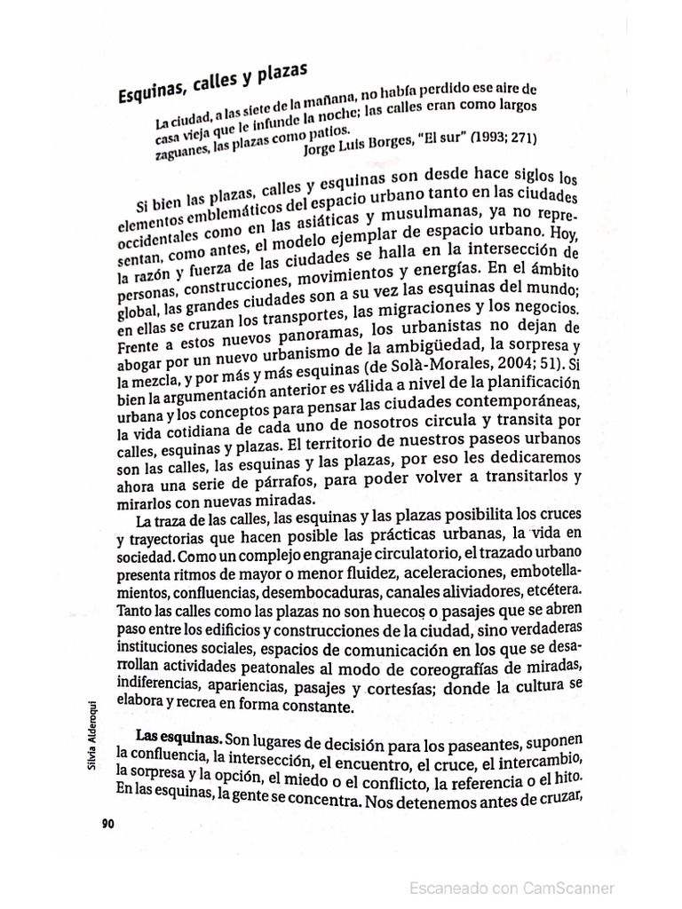 Miradas Esquinas Calles y Plazas | PDF