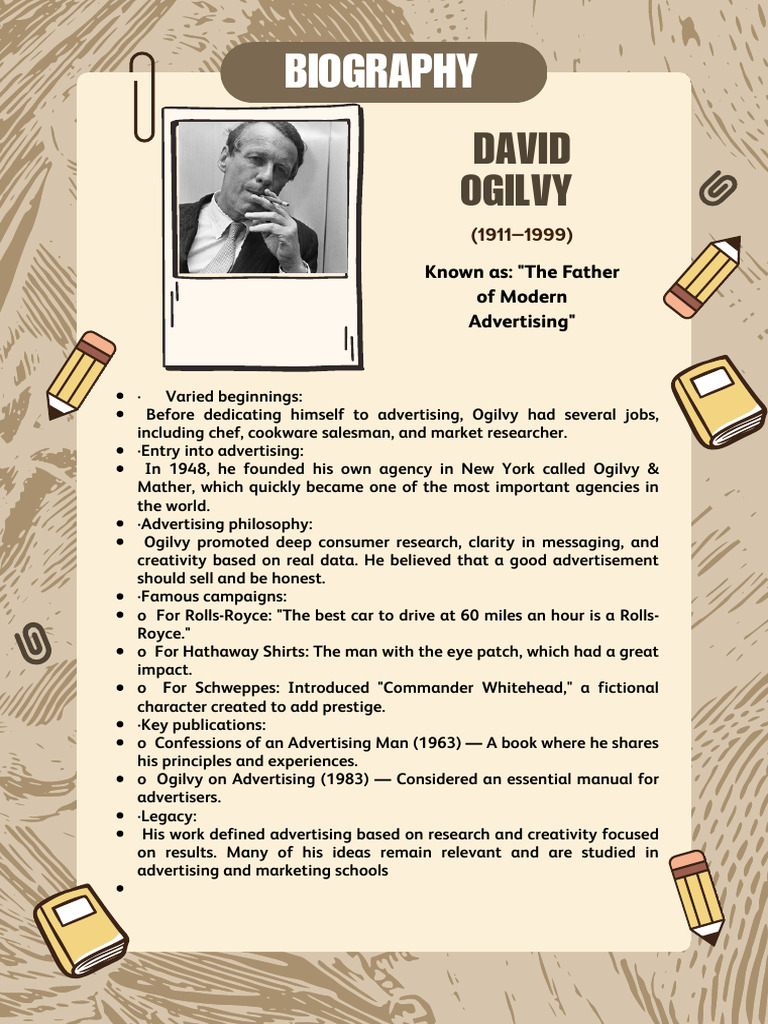 David Ogilvy: Father of Advertising | PDF