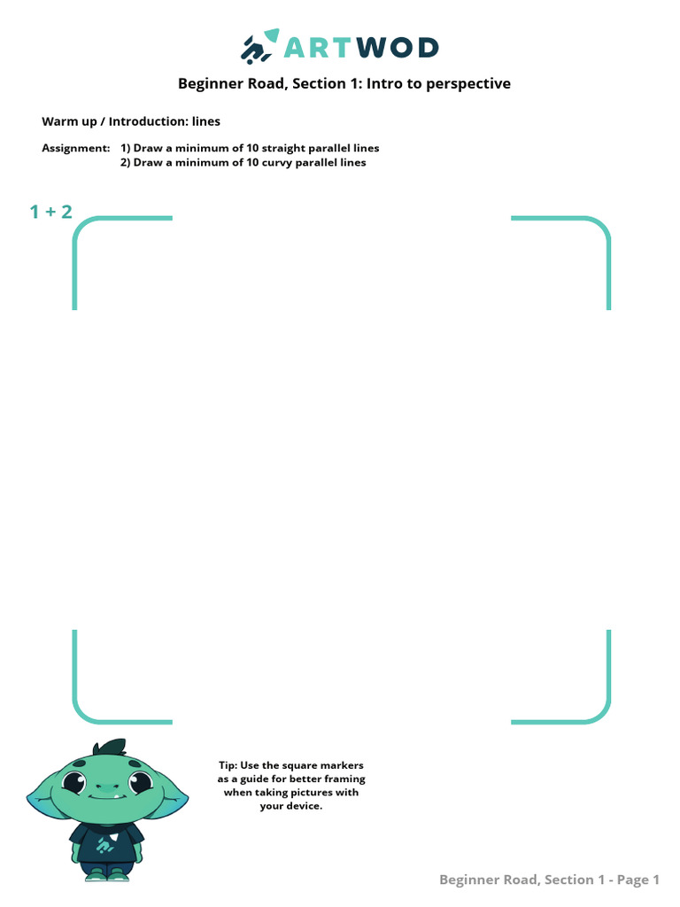 Handout S1LW1 Puzzle | PDF | Perspective (Graphical) | Horizon