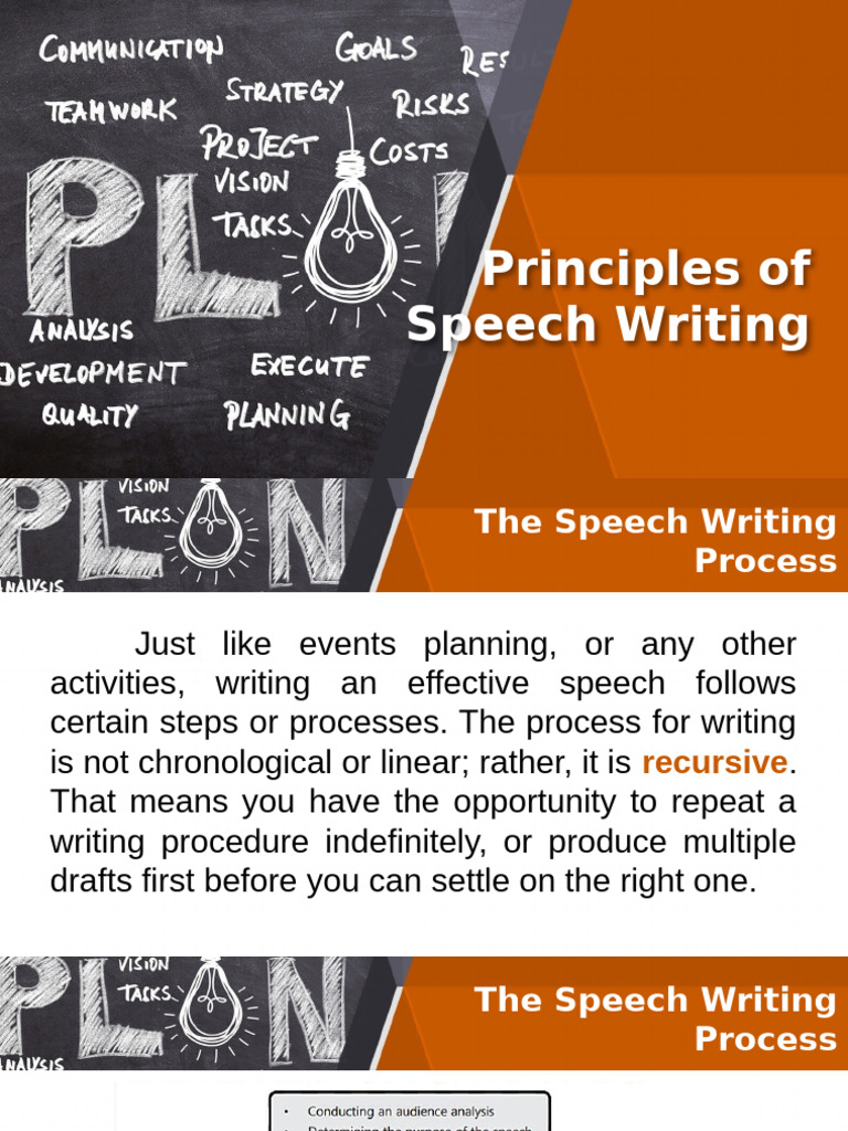 Principles of Speech Writing | PDF | Word | Cardiovascular Diseases