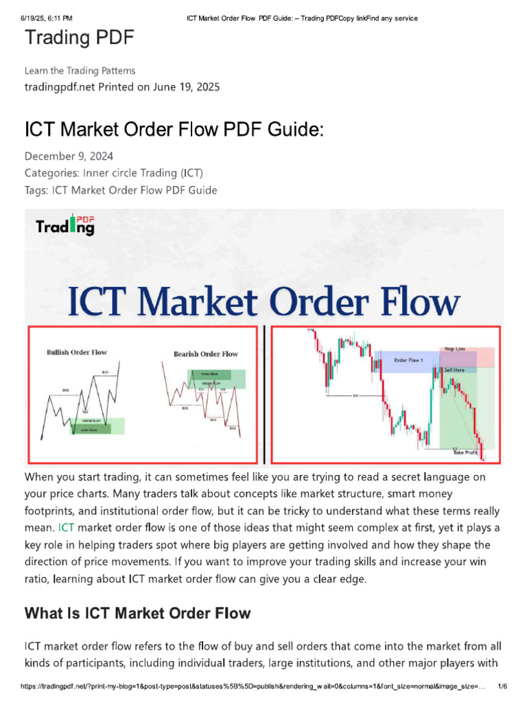 Order Flow PDF | PDF