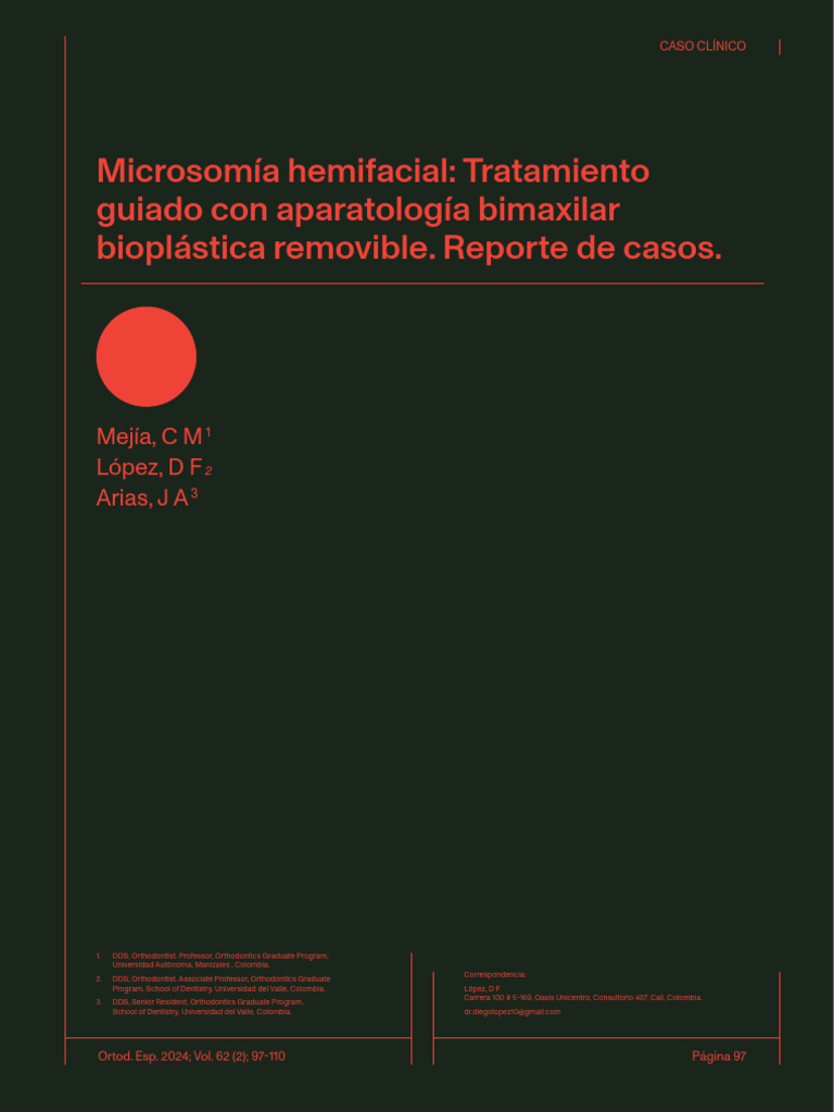 Microsomia Hemifacial | PDF | Especialidades Medicas