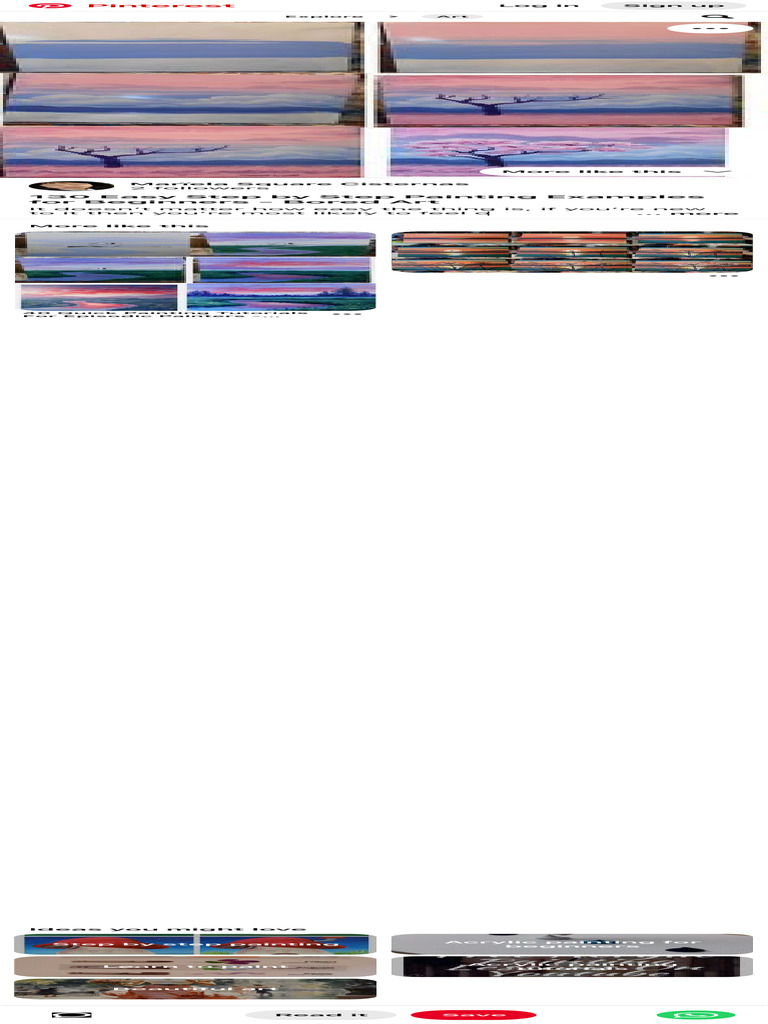 130 Easy Step by Step Painting Examples For Beginners - Bored Art | PDF