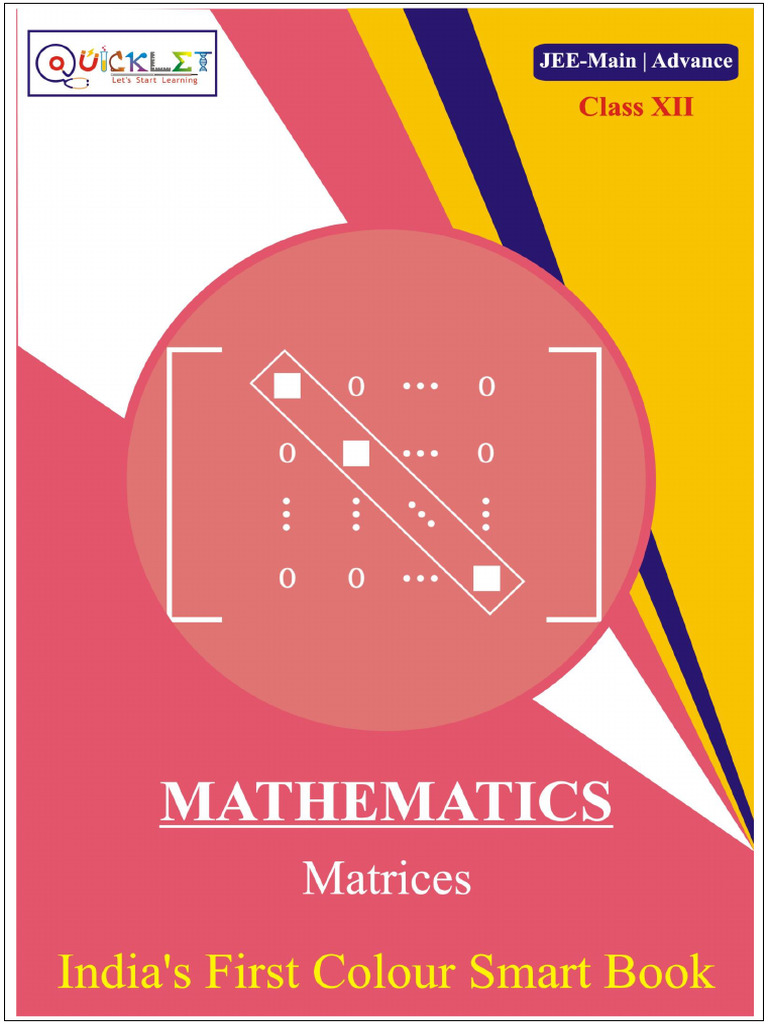 Matrices PDF (2) - 1 | PDF | Matrix (Mathematics) | Algebra