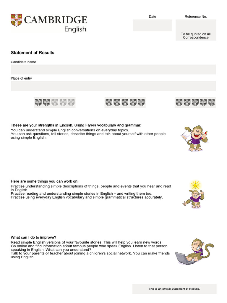 Statement of Result | PDF