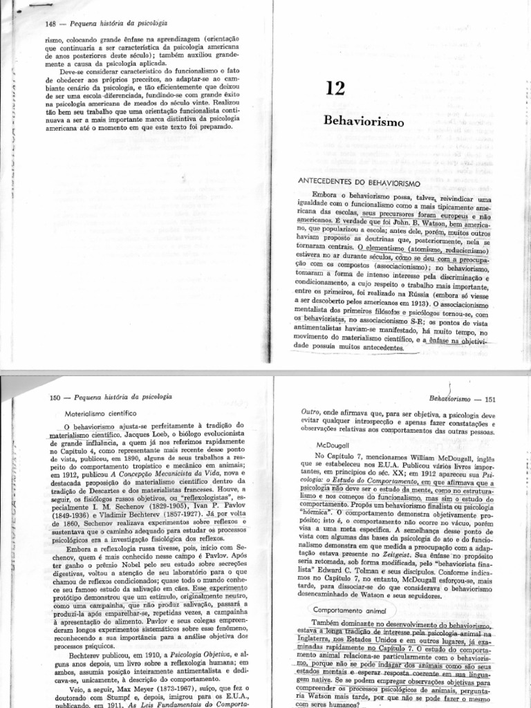 Texto Behaviorismo | PDF