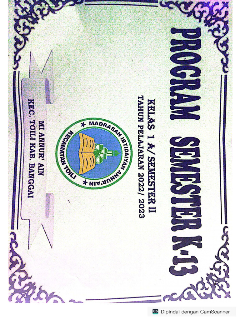 Promes Semester 2 20222023 | PDF