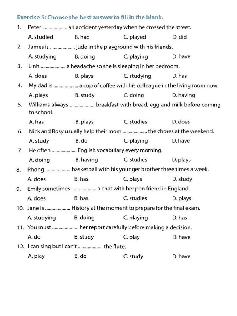 Leisure Activities | PDF