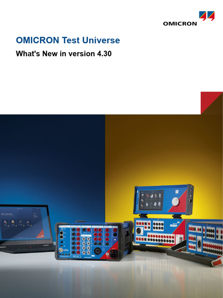 OMICRON Test Universe 4.30 Overview | PDF | Technical Support ...