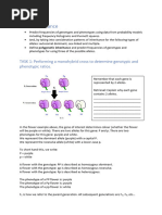 Trihybrid Cross Lesson Plan | PDF | Genotype | Biology