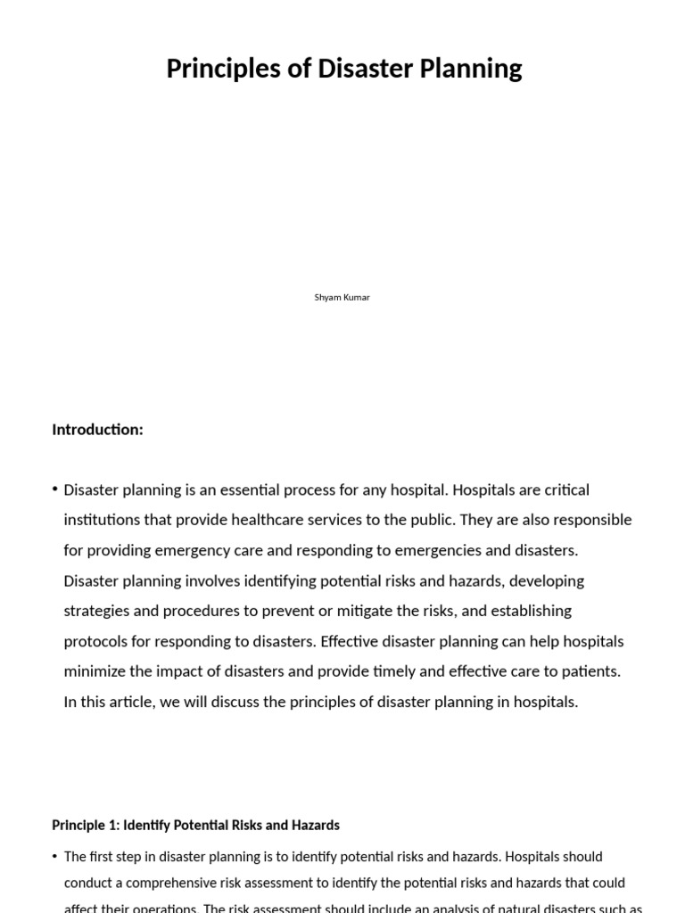 Principles of Disaster Management | PDF | Emergency Management | Emergency