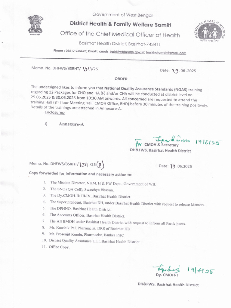 Nqas 12 Package Traoning Order | PDF