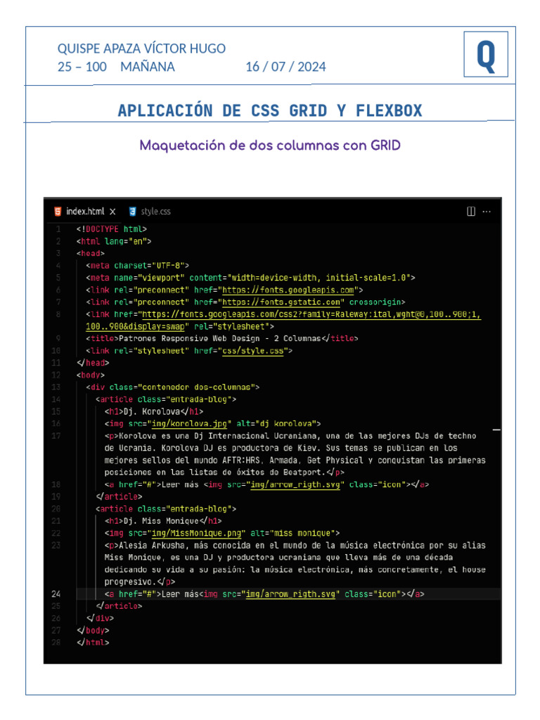 Css Grid y Flexbox | PDF