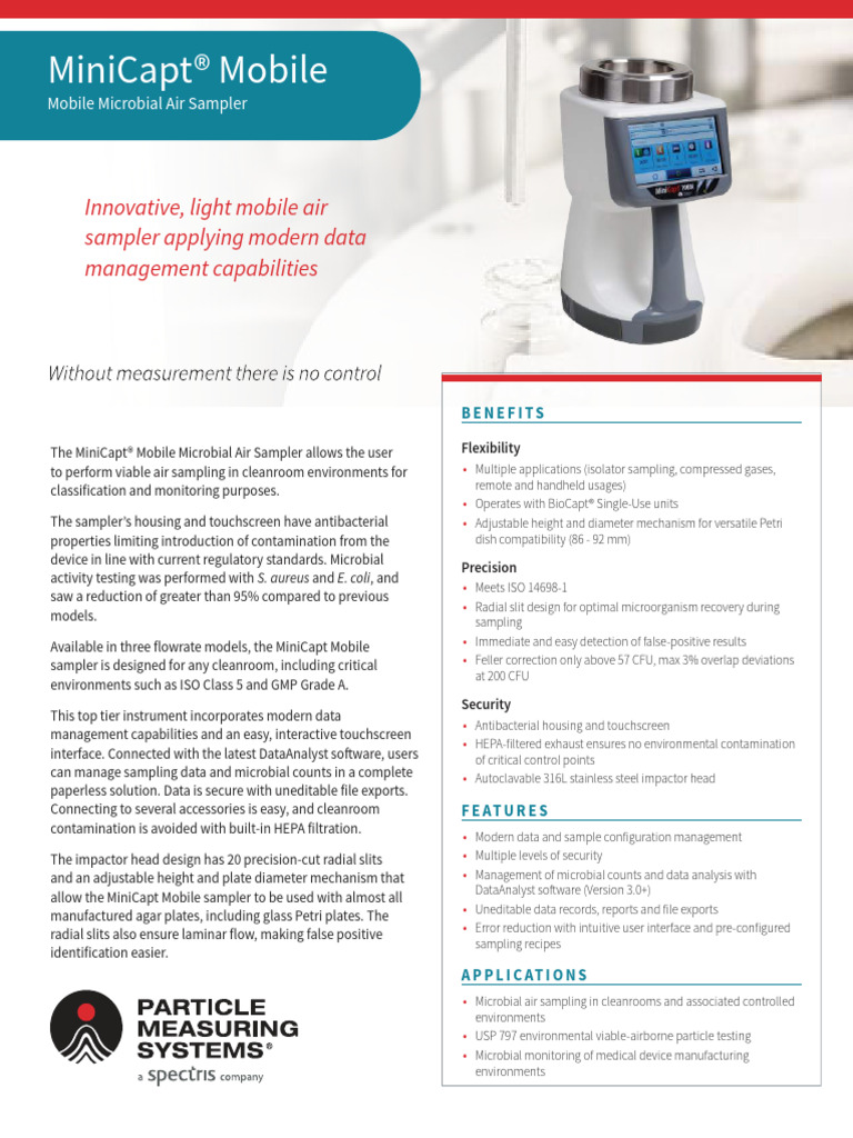 MiniCapt Mobile Refresh Spec Sheet | PDF | Touchscreen | Colony Forming ...