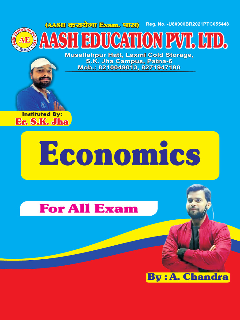 Economics PDF Chandra Sir | PDF | Cheque | Money