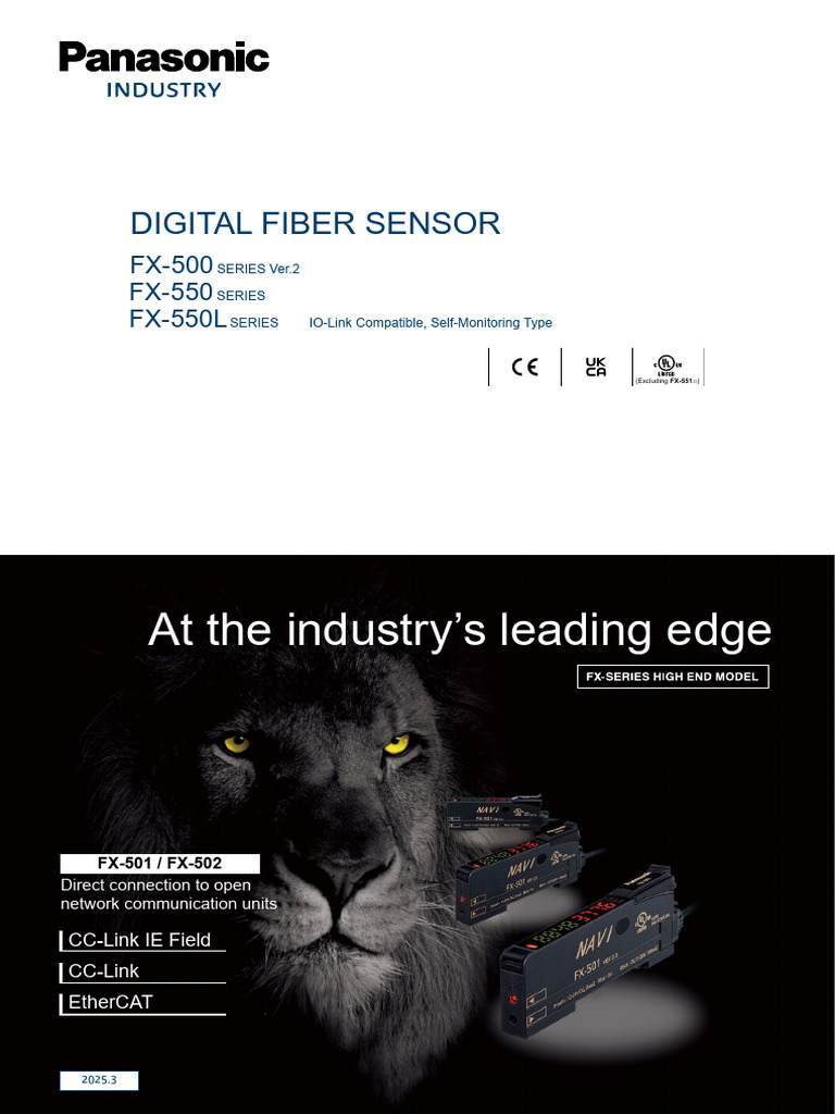 FX-500 Series Digital Fiber Sensors Overview | PDF | Optical Fiber | Optics
