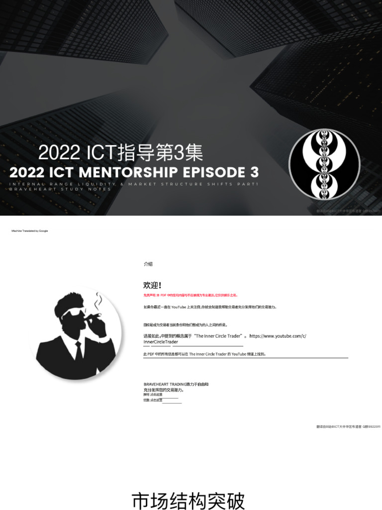 2022 ICT Mentorship Episode 3-汉化 | PDF