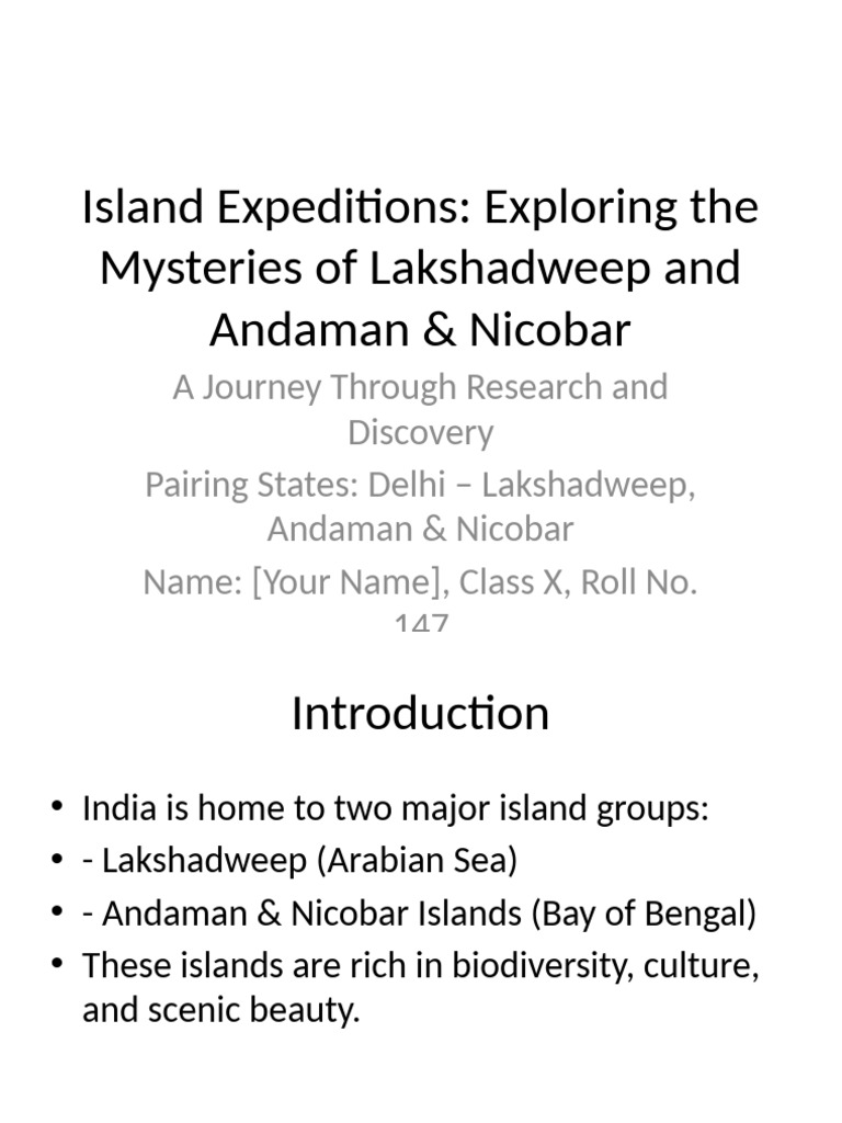 Island Expedition Project | PDF