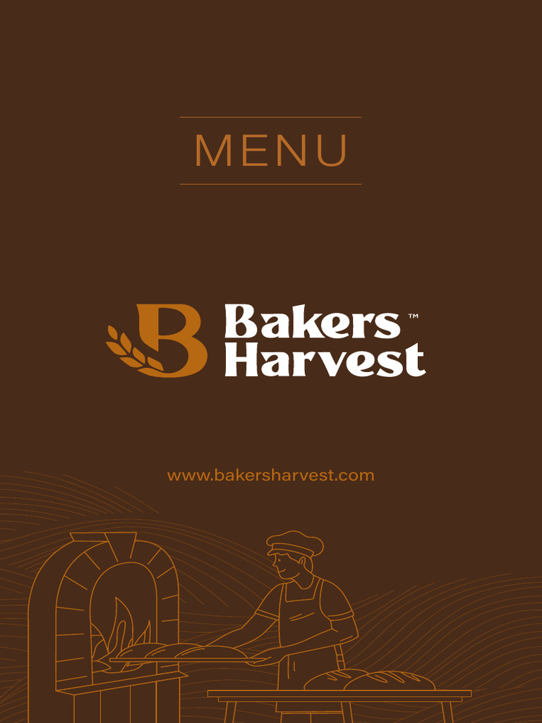 Bakers Harvest Menu Overview | PDF | Pancake | Pizza