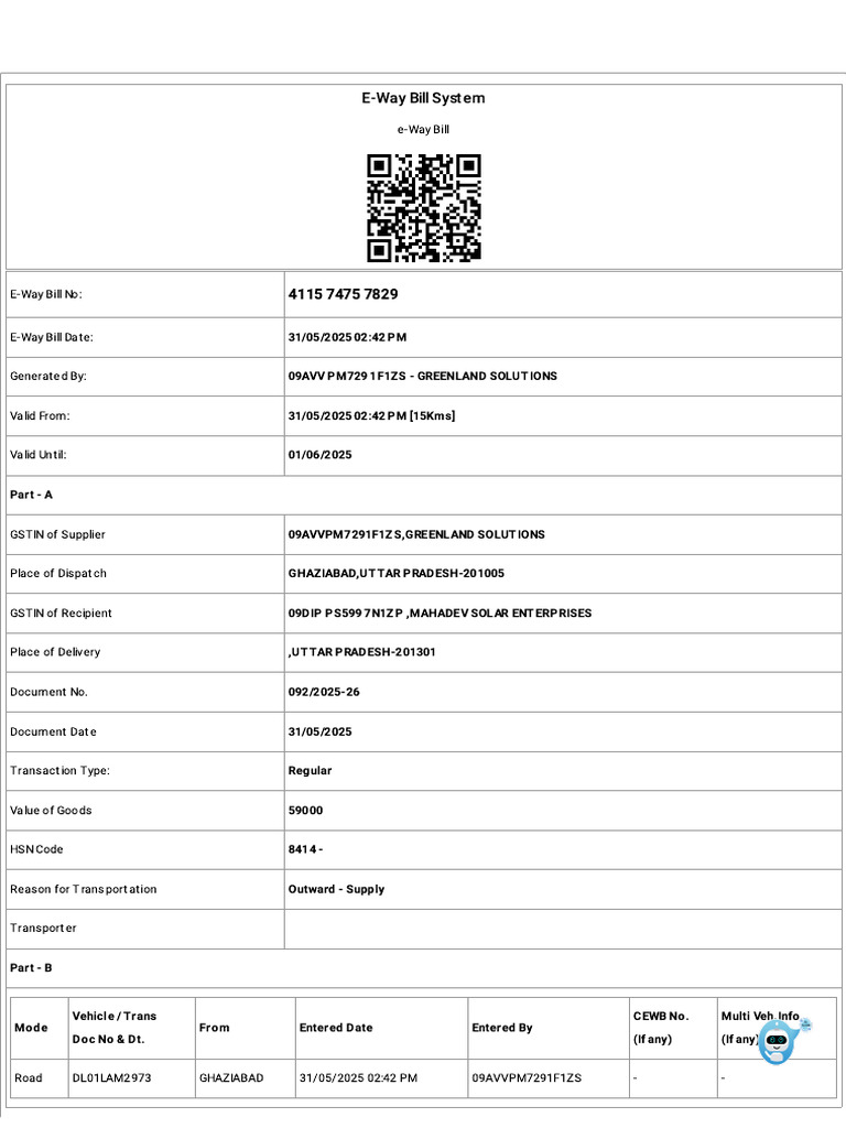 E-WayBill System | PDF