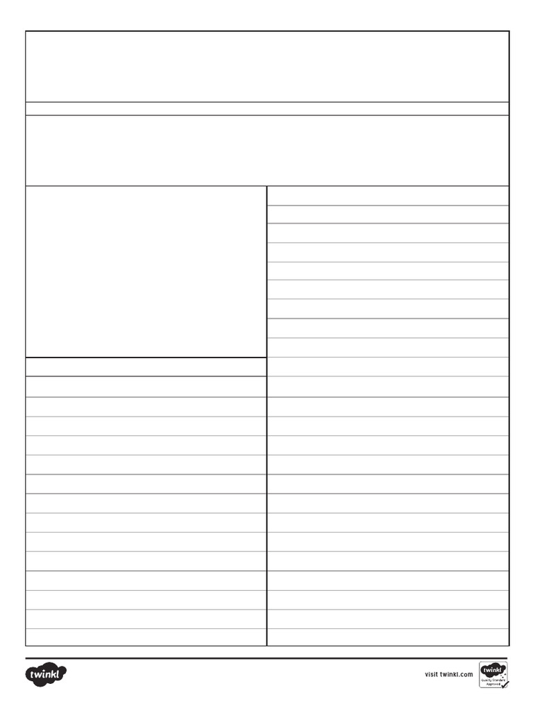 Newspaper Writing Template | PDF
