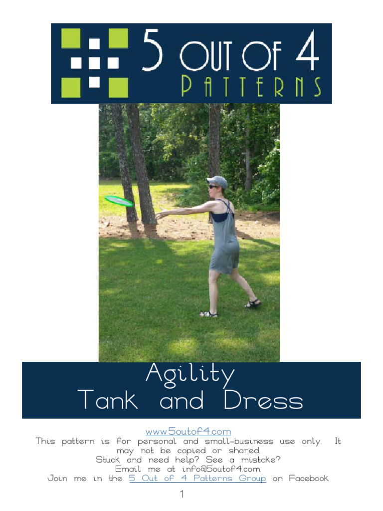 5oo4 Womens Agility Overlay Tank and Dress Tutorial 1 | PDF | Bra | Clothing