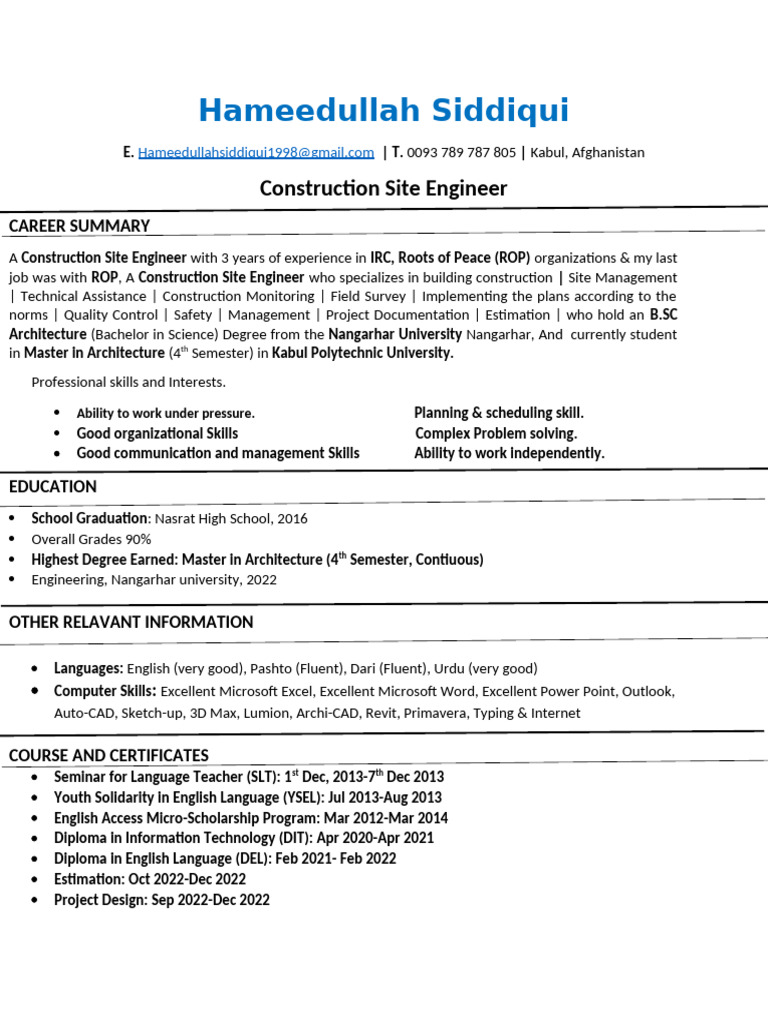 Hameedullah Siddiqui Sample | PDF | Business