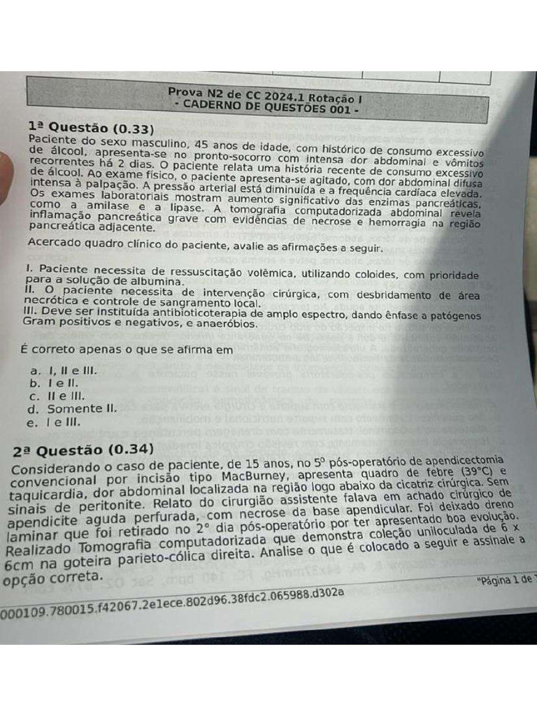 2024.1.1 - Prova CC 3 | PDF