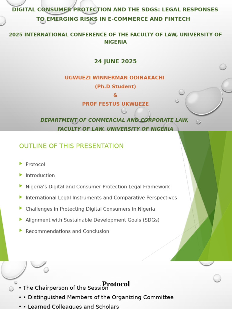 Digital Consumer Protection and The SDGs | PDF | Consumer Protection ...