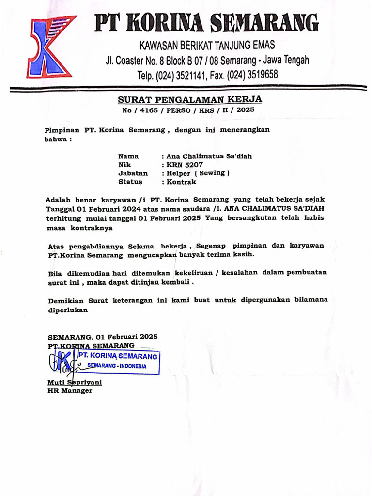 Parklaring Krja | PDF