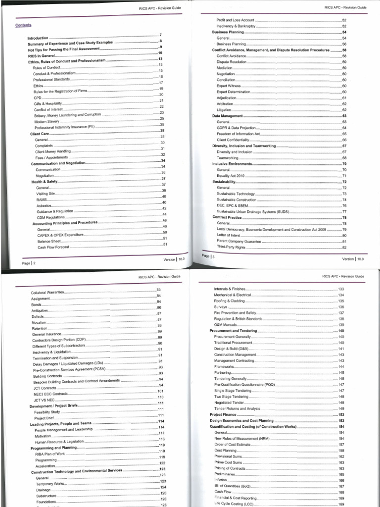 RICS Full Revision Black Book | PDF