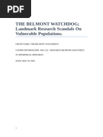 Ethical Violations in Willowbrook Study | PDF | Institutional Review ...