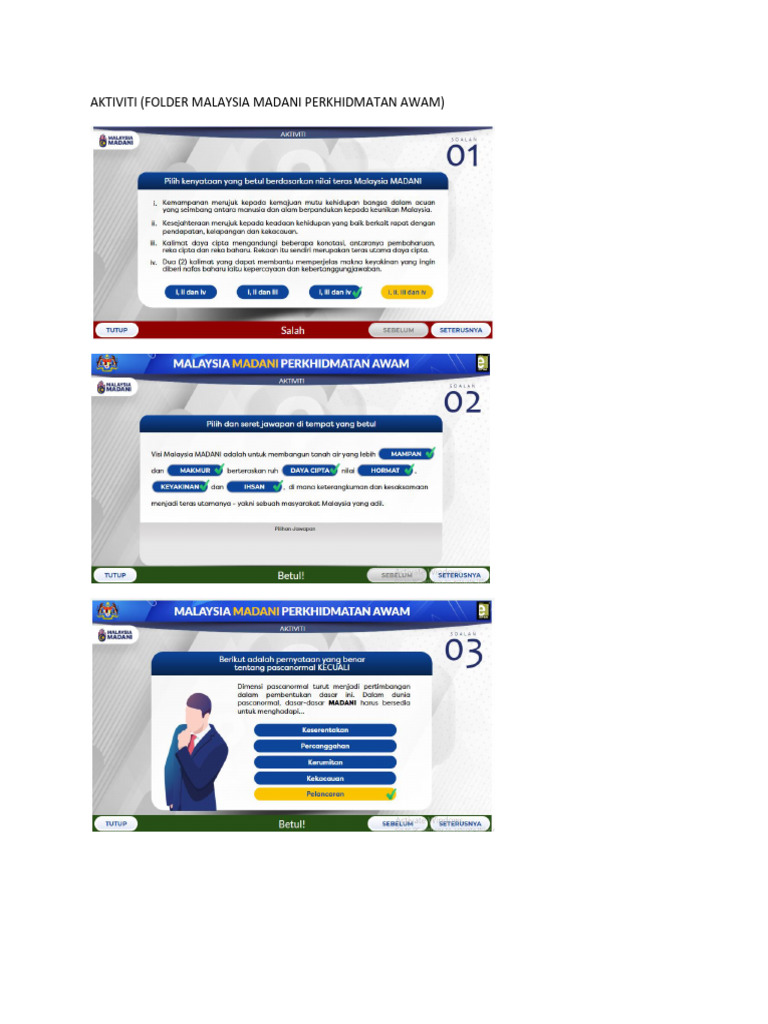 Jawapan Epsa Madani | PDF