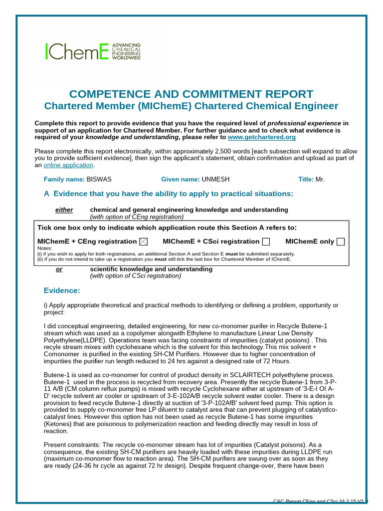 Competence and Commitment Report | PDF