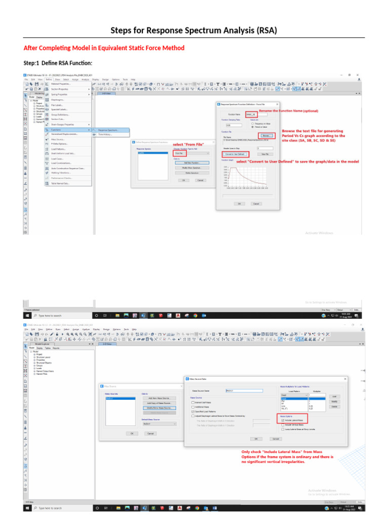 Dynamic Analysis As Per BNBC 2020 | PDF