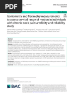 Cervical Spine Goniometry 2030100 PT 1104-P 16-05-2025 | PDF