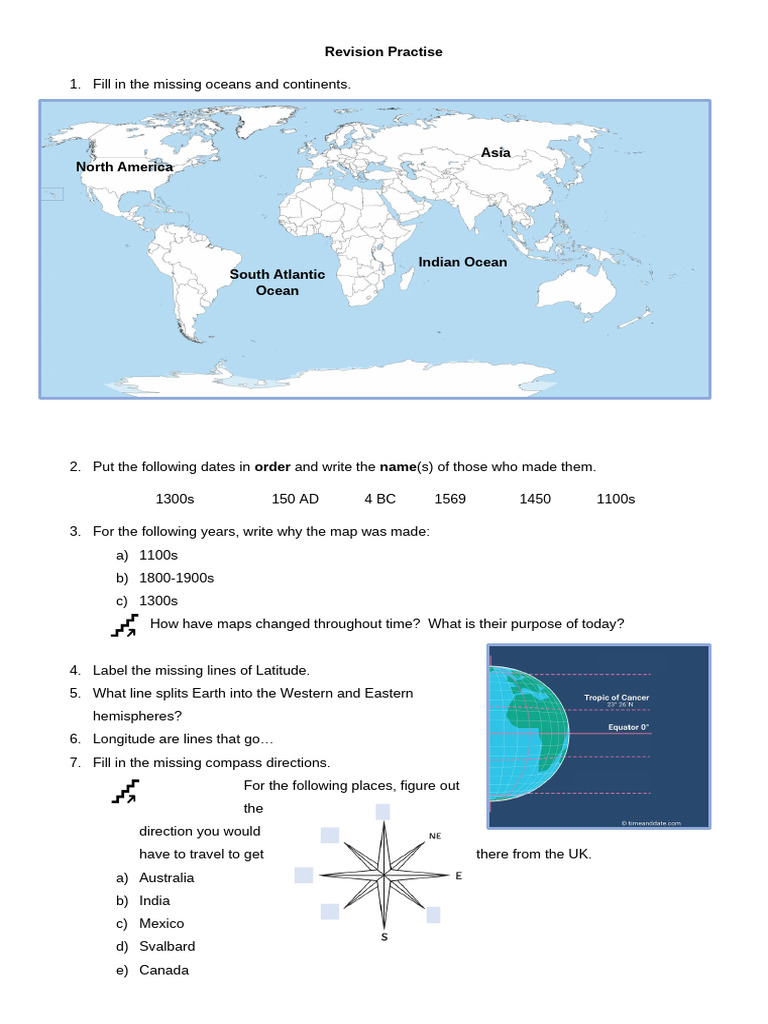 Y7 - What Is Geography? Summative Assessment Revision | PDF | Earth ...